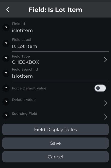 Configuring Conditional Inventory Details In Extendmobile Extendknowledge