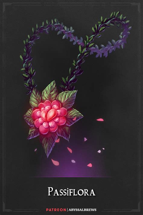 Passiflora Dandd And Pf2e Magic Item Collection