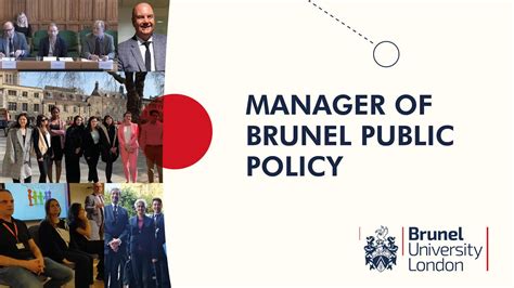 Were Hiring Manager Of Brunel Public Policy Brunel University Of London