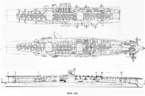 Ijn Akagi Tri Deck Carrier It Carries Planes Tlc Transports