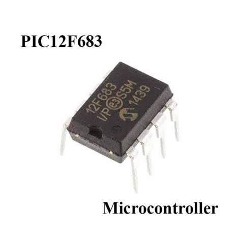 Pic12f683 Pic 12f683 Pic 12f683 Microcontrollers Ic Mcu Dip 8 8 Pin Leads Dual In Line Package