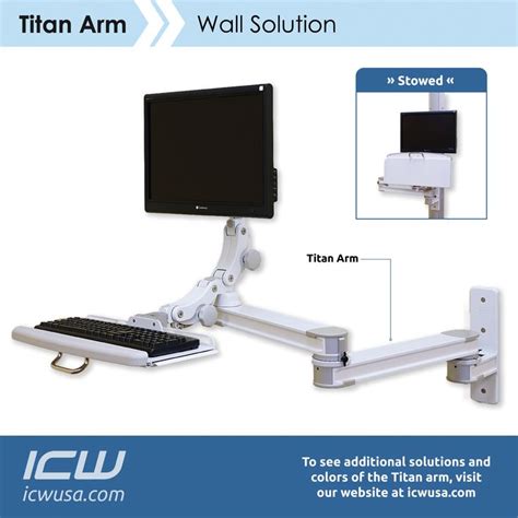 Flexible And Sturdy Icw Titan Arm Wall Mount