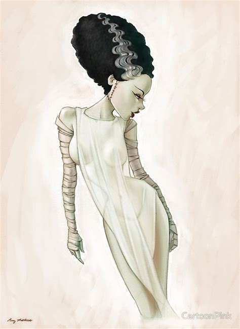Art Of Women Bride Of Frankenstein Sheer Gown Pic