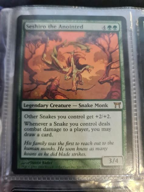 Mtg Seshiro The Anointed Hobbies And Toys Toys And Games On Carousell