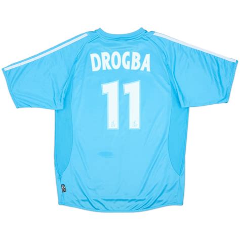 2003 04 Olympique Marseille Away Shirt Drogba 11 8 10 M