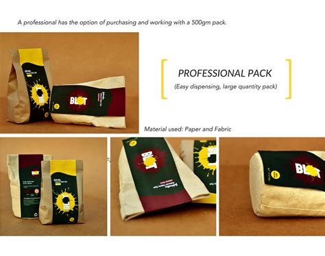 Blot Natural Dye Packaging Behance