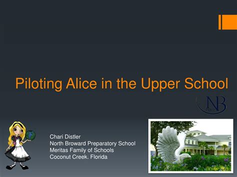 Ppt Piloting Alice In The Upper School Powerpoint Presentation Free