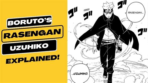 Borutos New Rasengan Uzuhiko Explained Boruto Two Blue Vortex