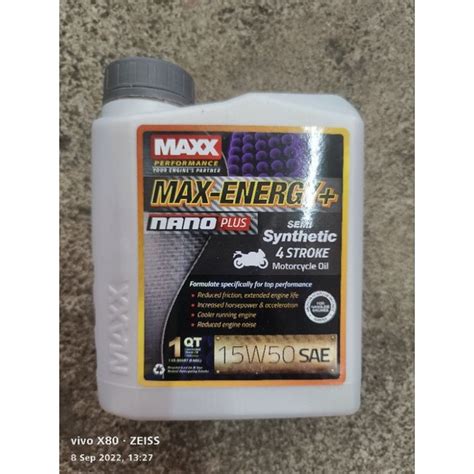 Maxx Oil 4t Motor Lc135 Y15z Sym 185 Srl Z Srl115 Rs150 Rxs150 Nano