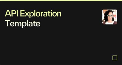 Api Exploration Template Codesandbox