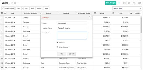Working With Tables Analytics Plus