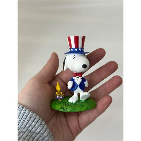 Snoopy And Woodstock July 4th Of July Danbury Mint Depop