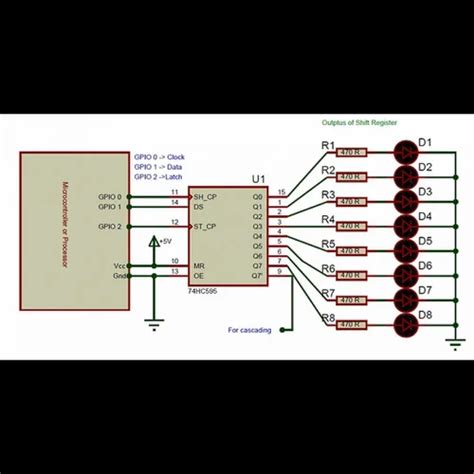 74hc595 Serial To Parallel Shifting Ic Fr 05 635 At ₹ 14 Piece Gota Ahmedabad Id