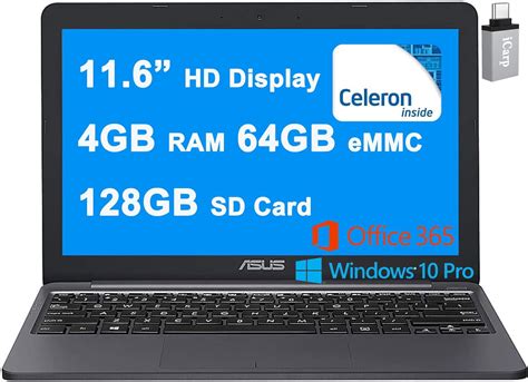 Asus Vivobook E12 Thin And Light Business Laptop 116 Inch