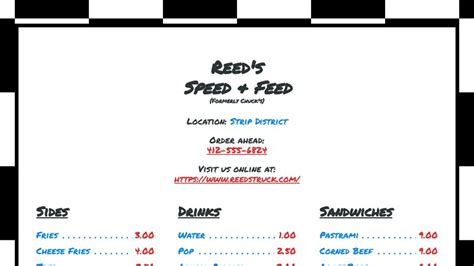 Codepen Challenge Food Truck Menu