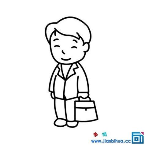简笔画人像男人简单（高清20张）简笔画图片大全