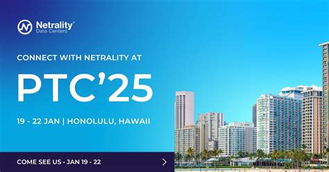 Ptc2025 Datacenters Digitalinfrastructure Colocation Netrality