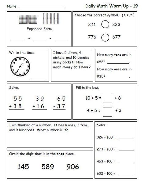 23 Best Daily Practice Math Images Math 2nd Grade Math Daily Math