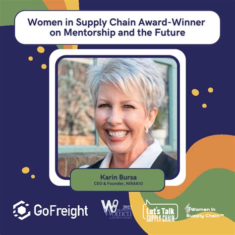Women In Supply Chain Award Winner On Mentorship And The Future • Lets