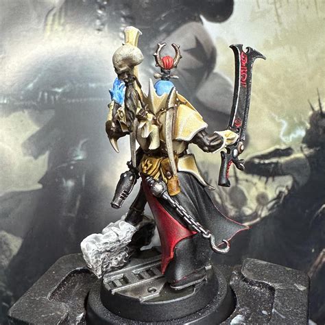 Finished My Custom Archon To Lead My Drukhari Boarding Party R Drukhari