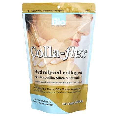 Bio Nutrition Colla Flex Hydrolyzed Collagen With Boswellia Silica