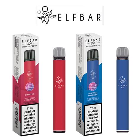 Elf Bar 600 Prefilled Pod Kit System Vapestreams Wholesale