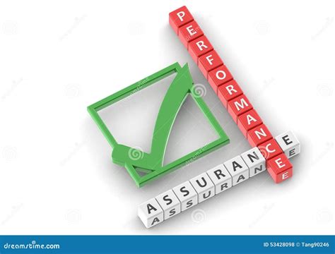 Buzzwords Performance Assurance Stock Illustration Illustration Of