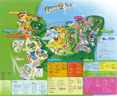 Ocean Park Map Ocean Park Hong Kong