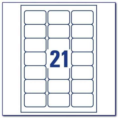 Free Labels Template 16 Per Sheet Midi