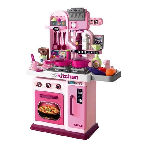 Cocina Grande De Juguete Para Niñas Con Luz Y Sonido Generico