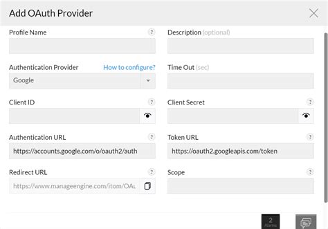 oauth opmanager help