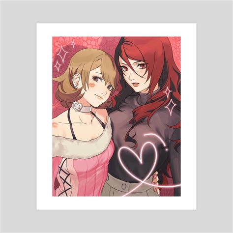 Yukari And Mitsuru An Art Print By Vi Inprnt