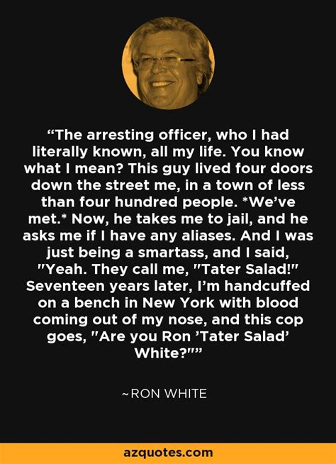 Ron White Quotes Tater Salad