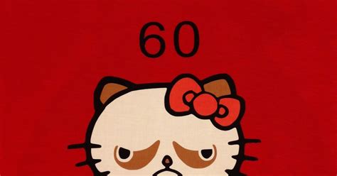 Grumpy Hello Kitty