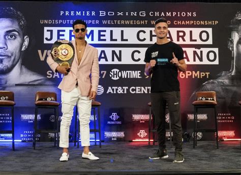 Photos Rolando Romero Anthony Yigit Face To Face At Final Presser