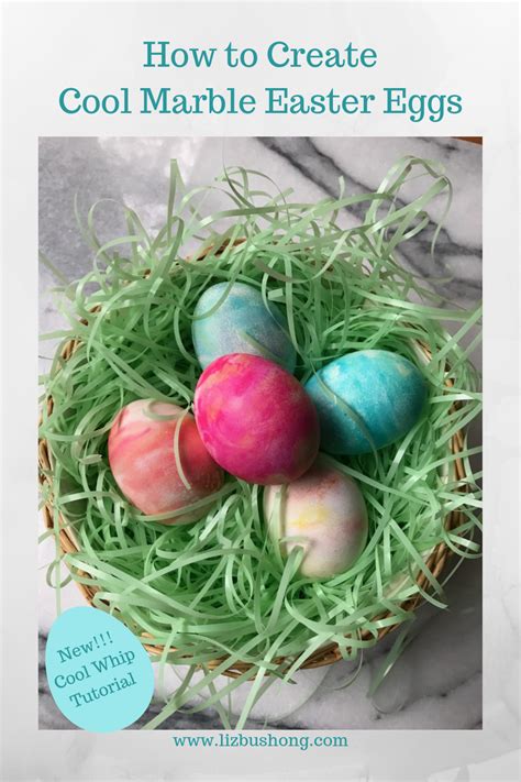 Cool Marbled Easter Eggs