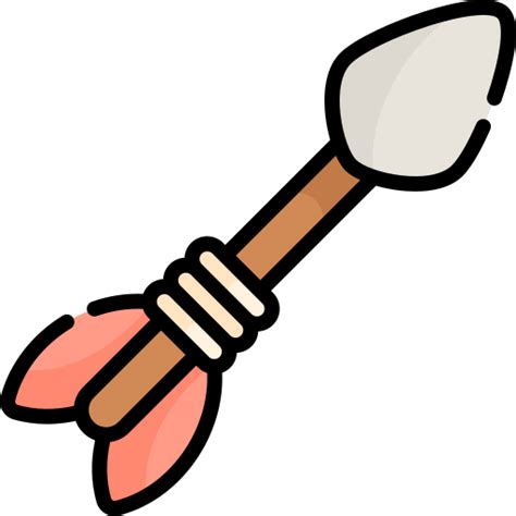 Icono De Flecha Kawaii Lineal Color