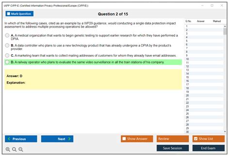 Updated Iapp Cipp E Exam Prep Practice Test Engine And Pdf
