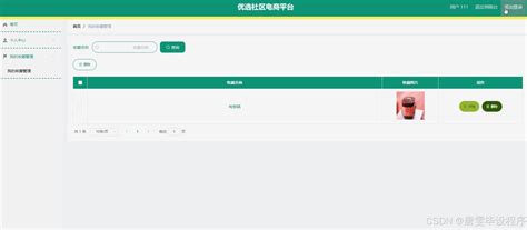 Springboot毕设 优选社区电商平台 程序论文 Csdn博客