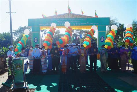 ရေကြည်မြို့အတွင်း မိတ္ထီလာတံတားသစ်ဖွင့်ပွဲအခမ်းအနားအား ဧရာဝတီတိုင်းဒေသက