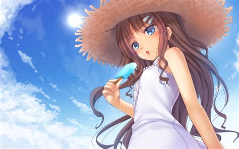 Anime Girls With Brown Curly Wavy Hair Wallpapers Wallpaper Cave