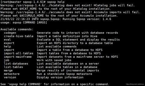 Sqoop 安装配置、指令介绍【导入、导出】sqoop安装与配置 Csdn博客