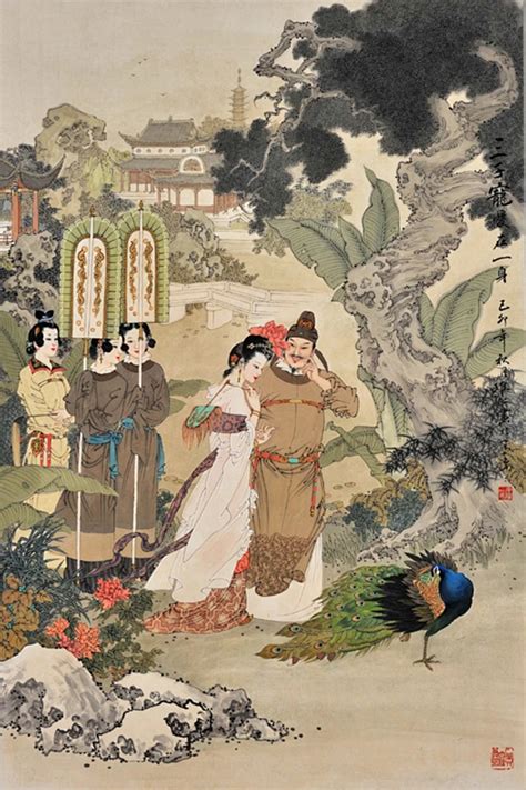 作品集 项维仁工笔人物画官方网站三千宠爱在一生 花瓣网