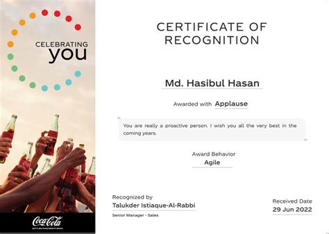 Md Hasibul Hasan On Linkedin Lifeatcoke