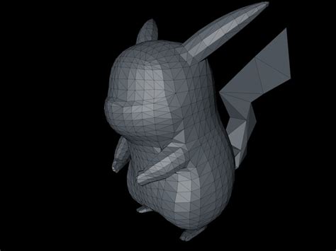 Pikachu 3d Afdrukmodel