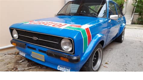 1976 Ford Escort Blue Manual 5 Speed Left Hand Drive In Patra Greece