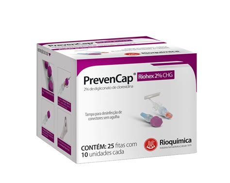 Prevencap Riohex 2 Chg 25 Fitas Lançamento Cuidados Críticos E Intensivos Hospitalar