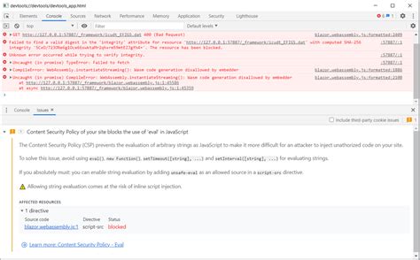 Net Runtime 8 Preview For Content Security Policy Regarding Blazor Webassembly Eval