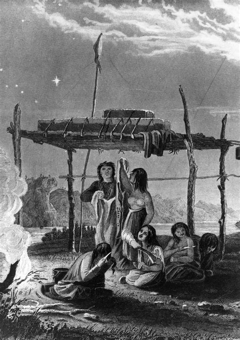 Plains Indians Burial Denver Public Library Digital Collections