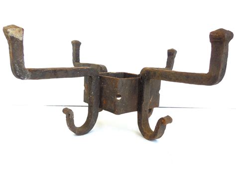 Old Hall Tree Part Double Armed Hooks Primitive Haute Juice